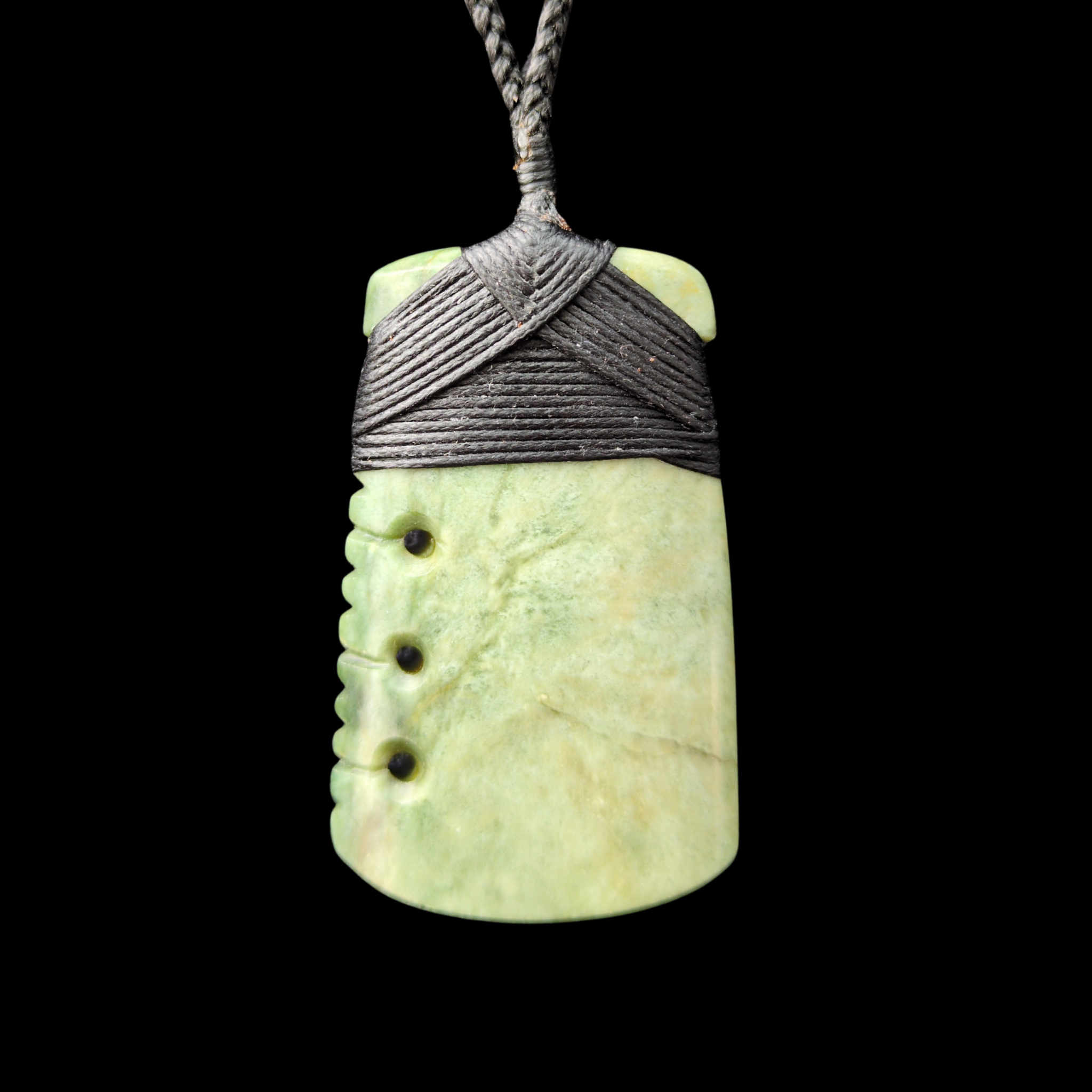 Hei Toki Inanga - Greenstone Adze Pendant - Sands Carving Studio