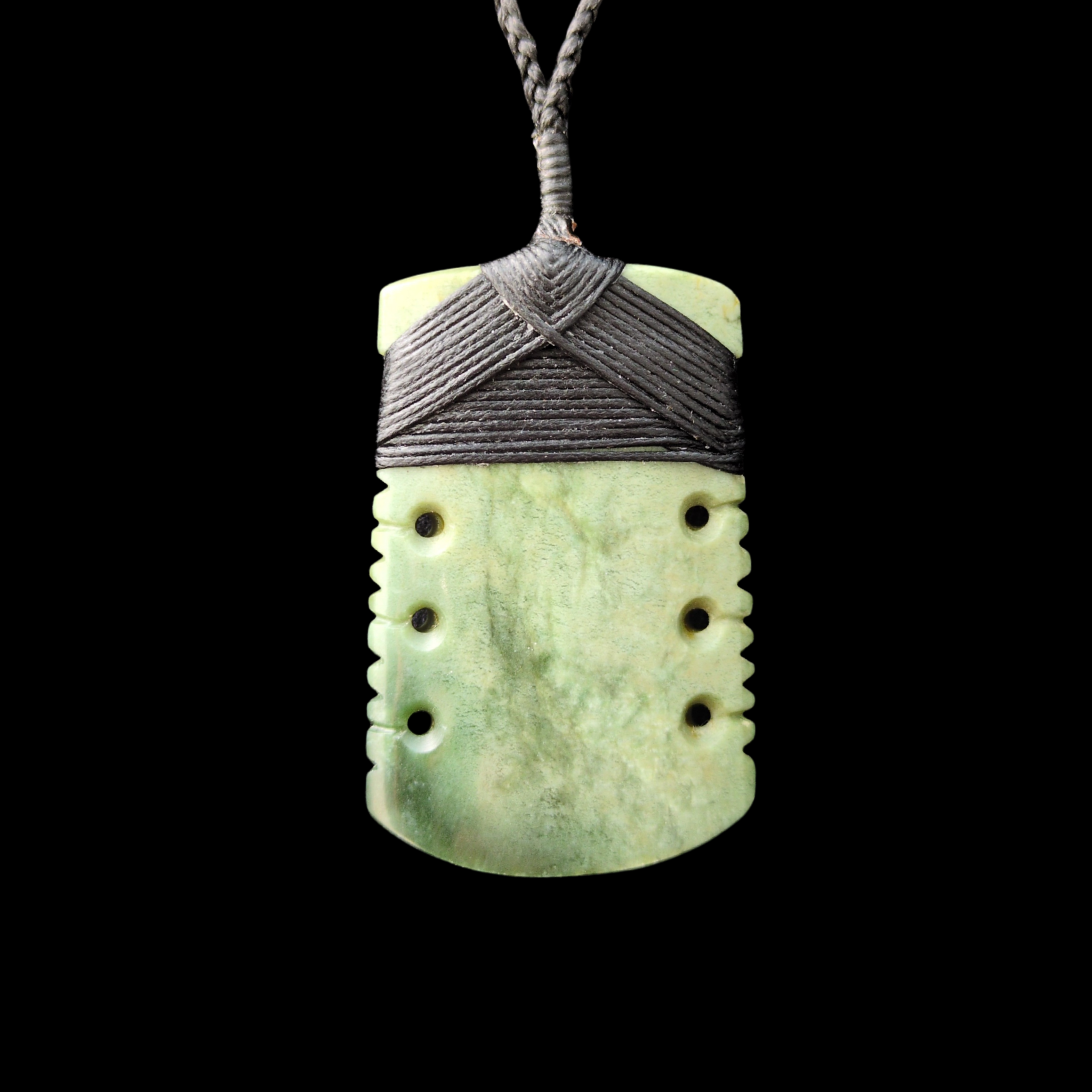 Hei Toki Inanga - Greenstone Adze Pendant - Sands Carving Studio