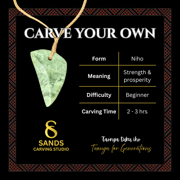 Novice - Niho (Tooth) [Half Day Workshop] - Sands Carving Studio