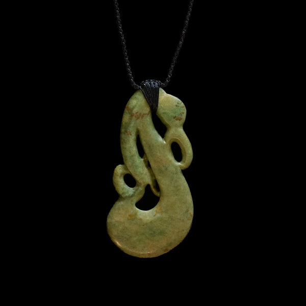 Sands Carving Studio | Inanga Manaia - Pounamu Spirit Guide Pendant