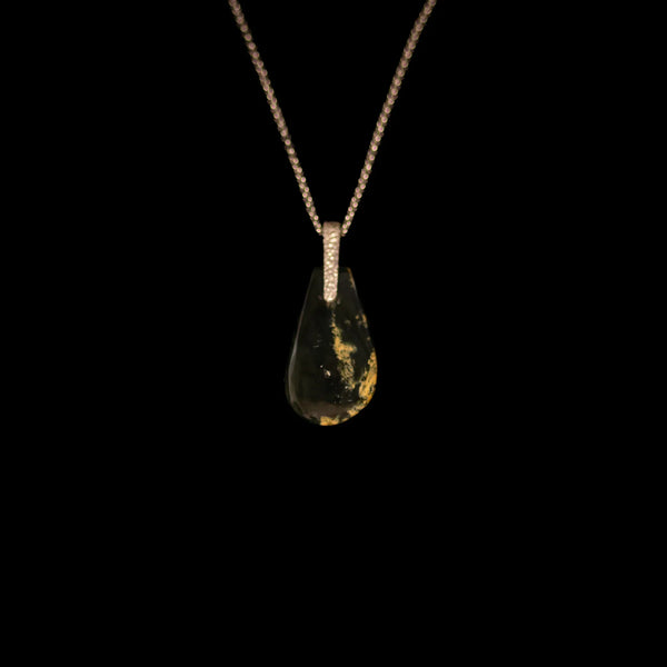 Sands Carving Studio | Putiputi Pounamu Roimata - Pounamu Tear Drop Penadnt